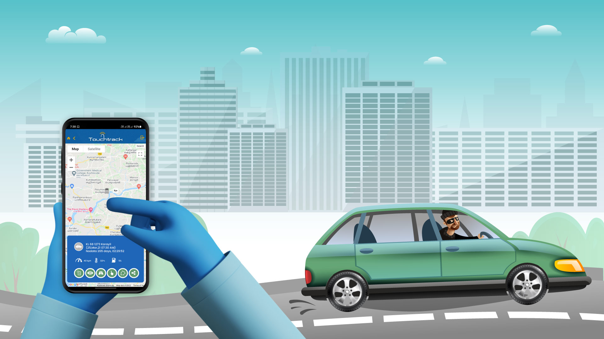 Advantages of GPS Vehicle Tracking system - Touchworld Technologies